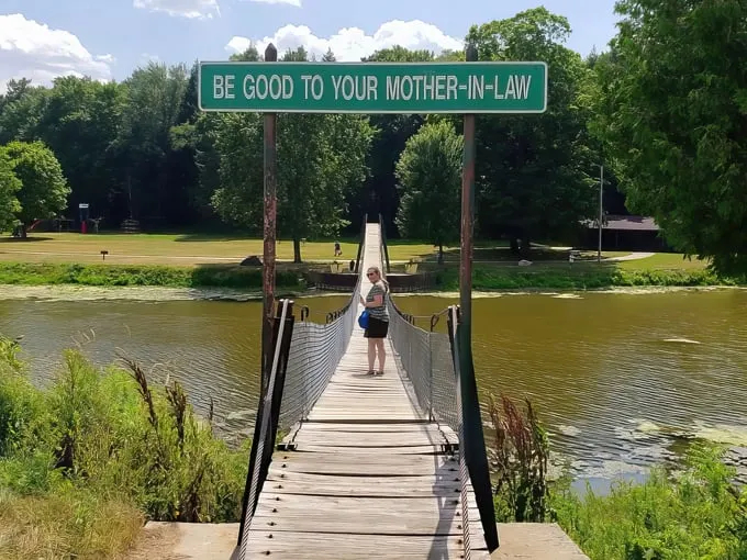 croswell swinging bridge 1