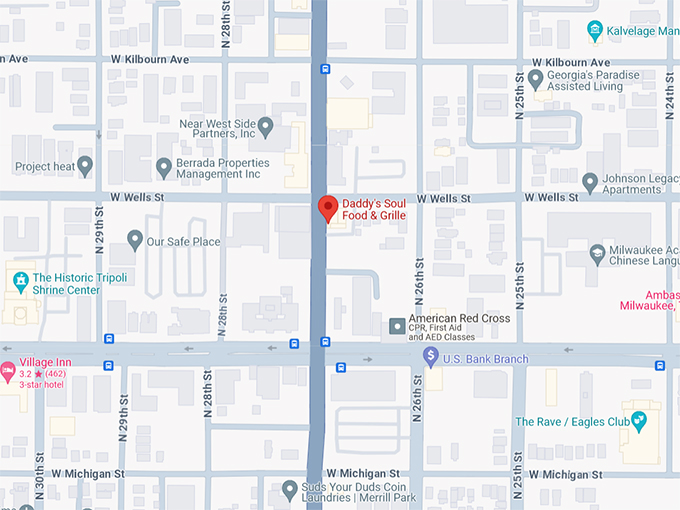Daddy’s Soul Food & Grille 10 Map