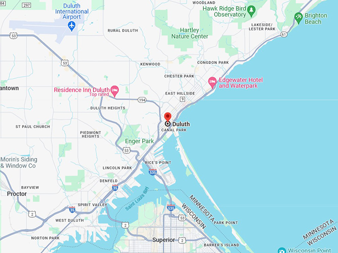 Duluth 10 Map