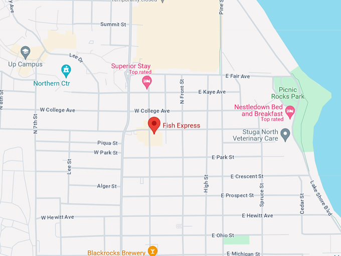 Fish Express 10 Map