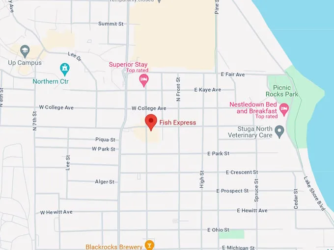 Fish Express 10 Map
