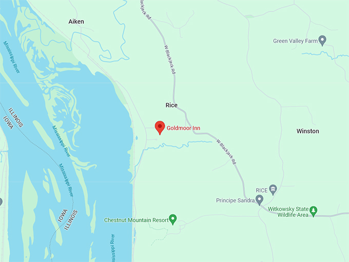 Goldmoor Inn 10 Map