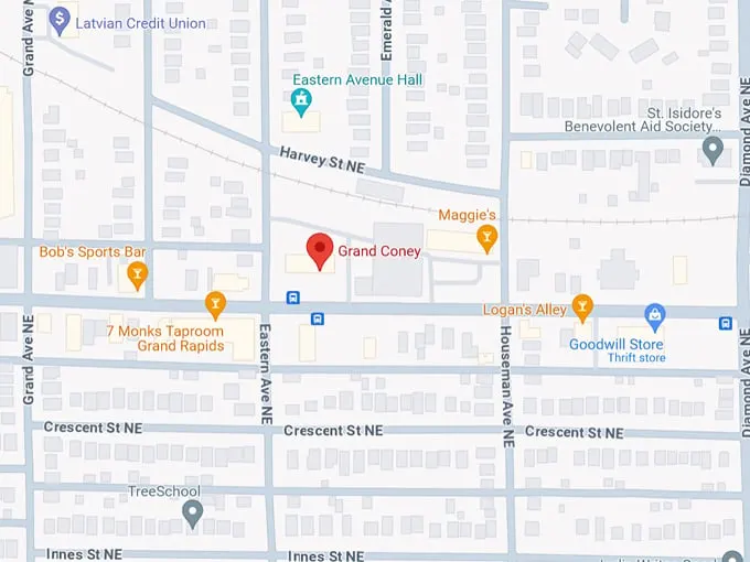 Grand Coney 10 Map