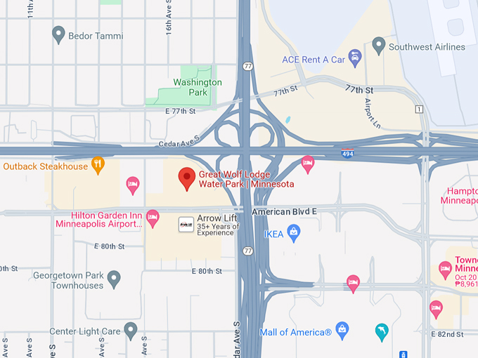 Great Wolf Lodge Water Park 10 Map
