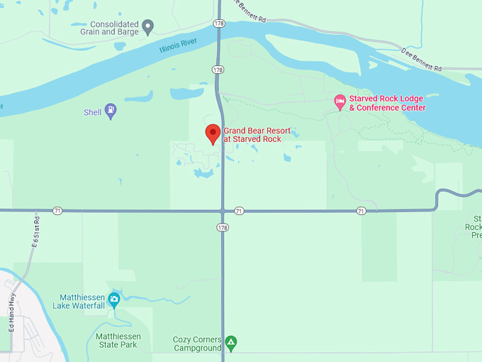 Grizzly Jack's Grand Bear Resort 10 Map