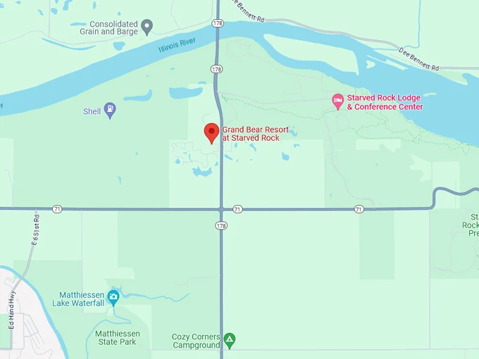 Grizzly Jack's Grand Bear Resort 10 Map