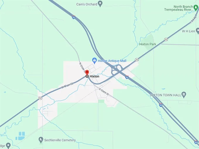 Hixton 10 Map