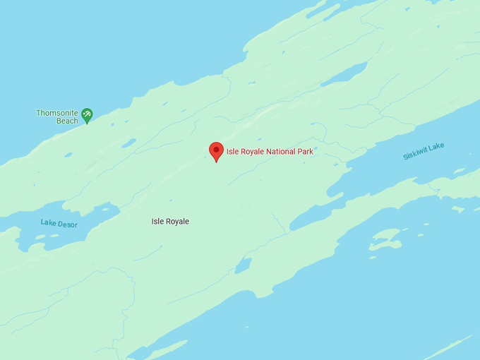 Isle Royale 10 Map