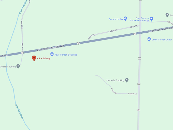 K & K Tubing 10 map
