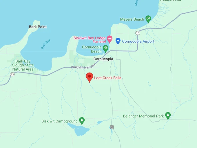 Lost Creek Falls Trail 10 Map