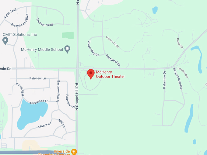 McHenry Outdoor Theater 10 Map