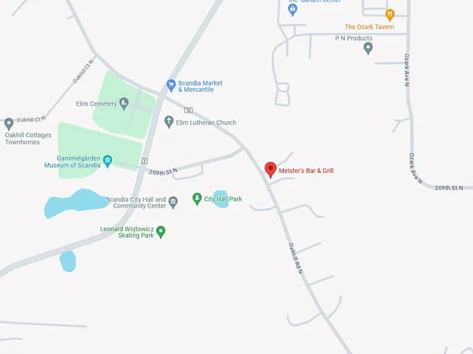 Meister's Bar & Grill 10 Map