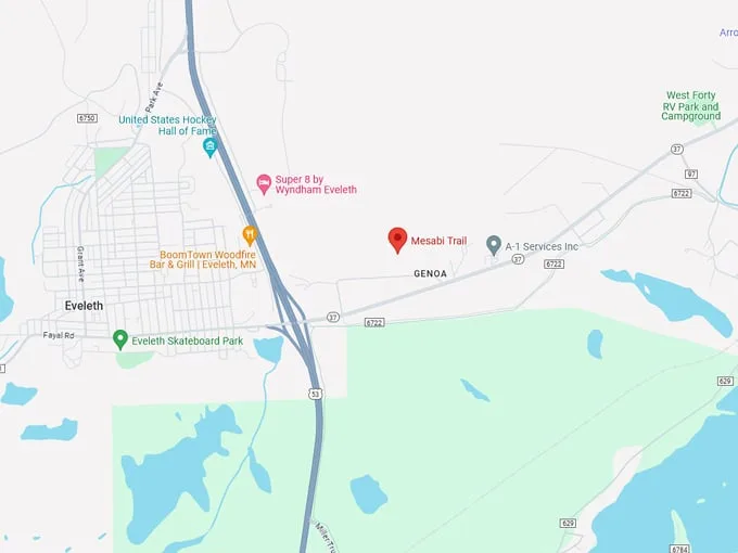 Mesabi Trail 10 Map