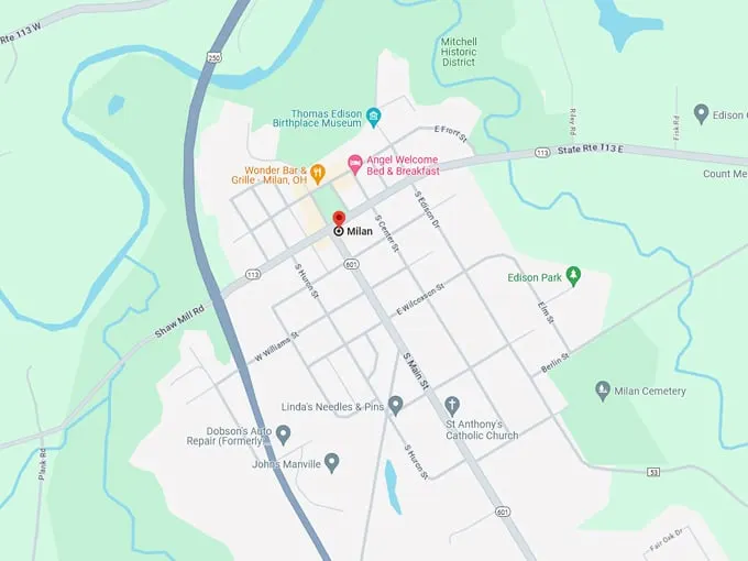 Milan 10 Map