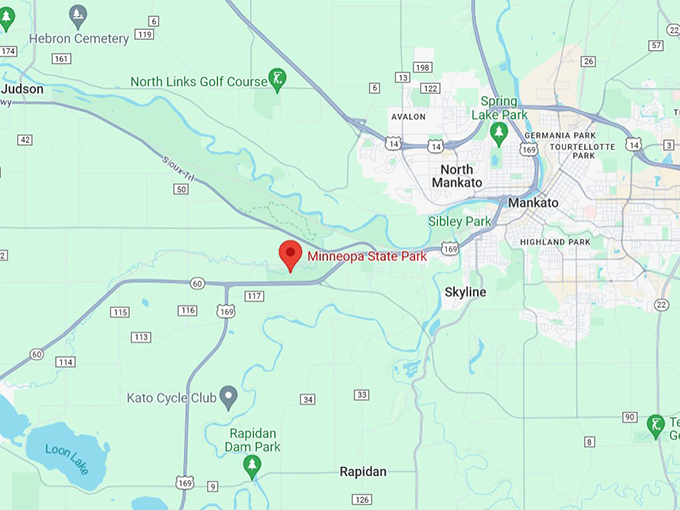 Minneopa State Park 10 Map