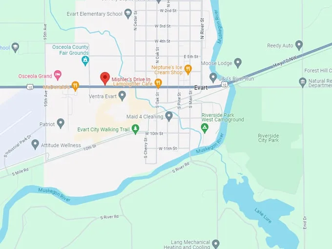 mishler’s drive in 10 map
