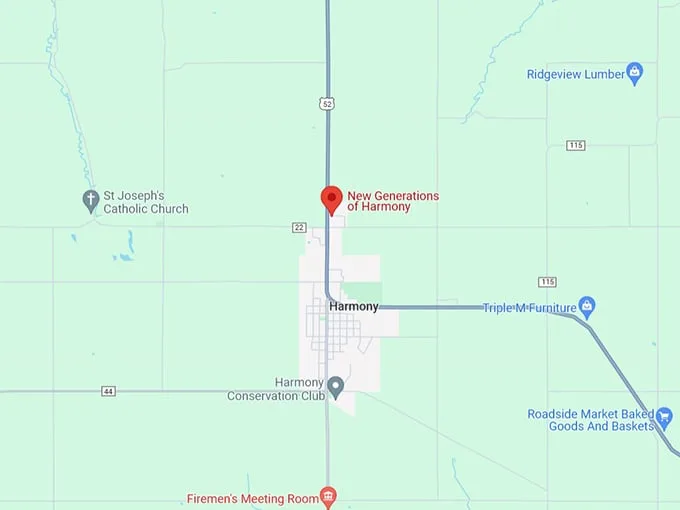 New Generations of Harmony LLC 10 Map