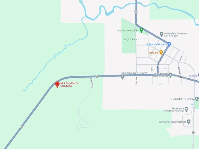 Nick Engelbert's Grandview 10 Map