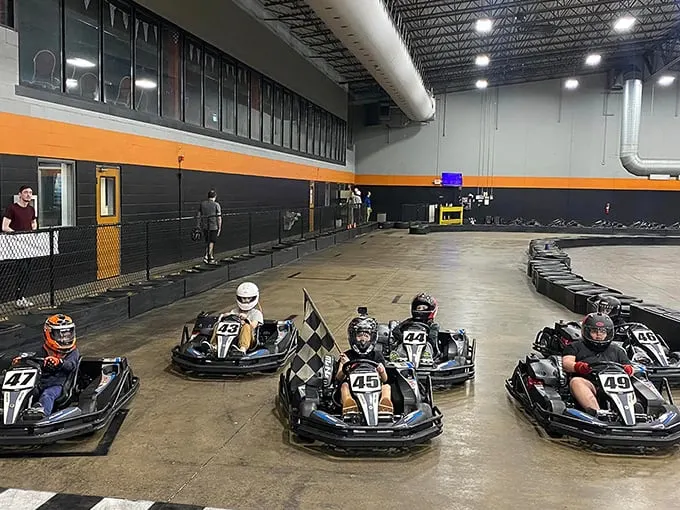 pro kart indoors 9