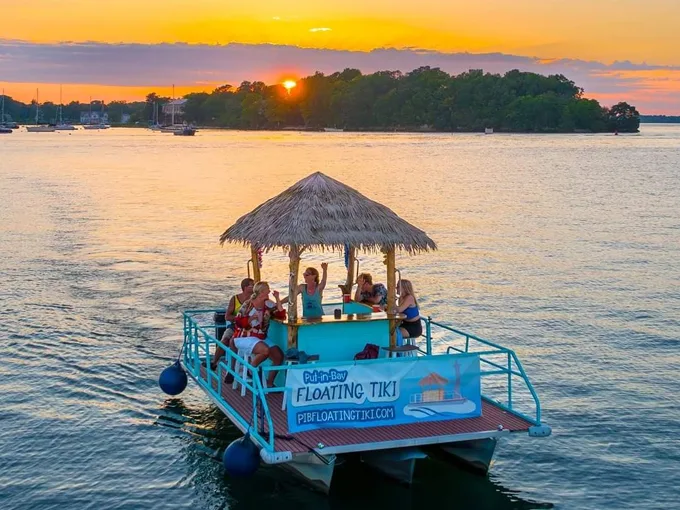 Put-In-Bay Floating Tiki 1
