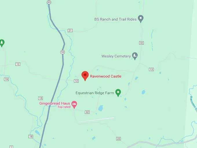 Ravenwood Castle 10 Map