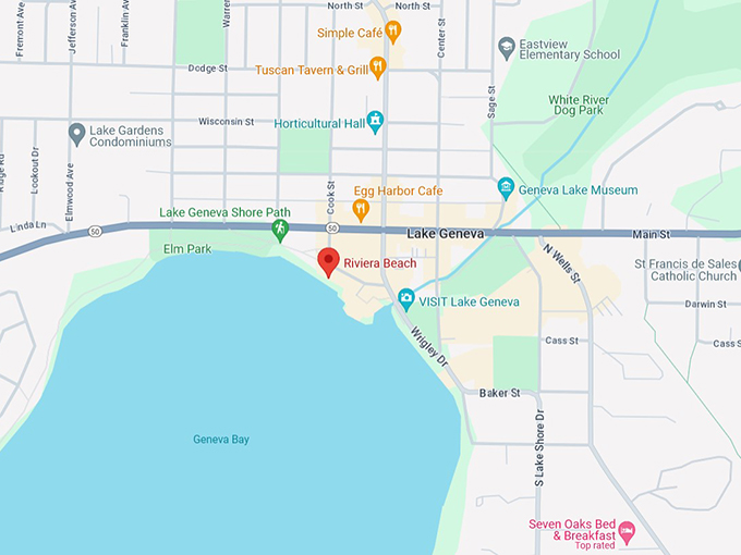 Riviera Beach 10 Map