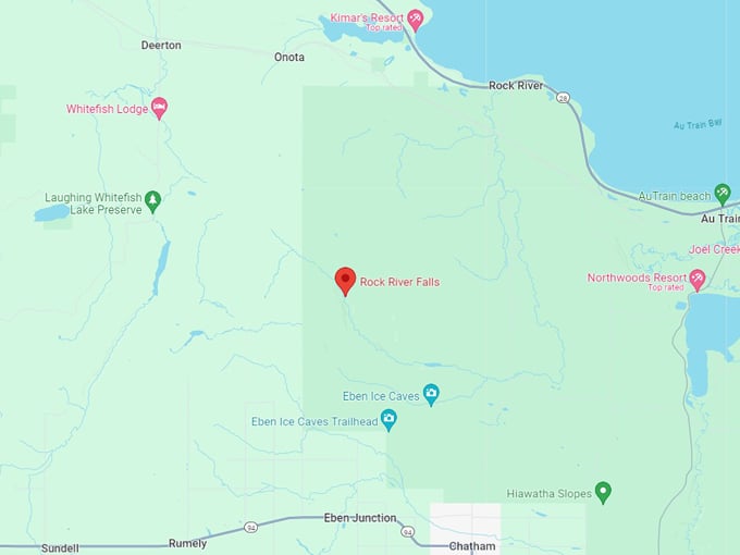 Rock River Falls 10 map
