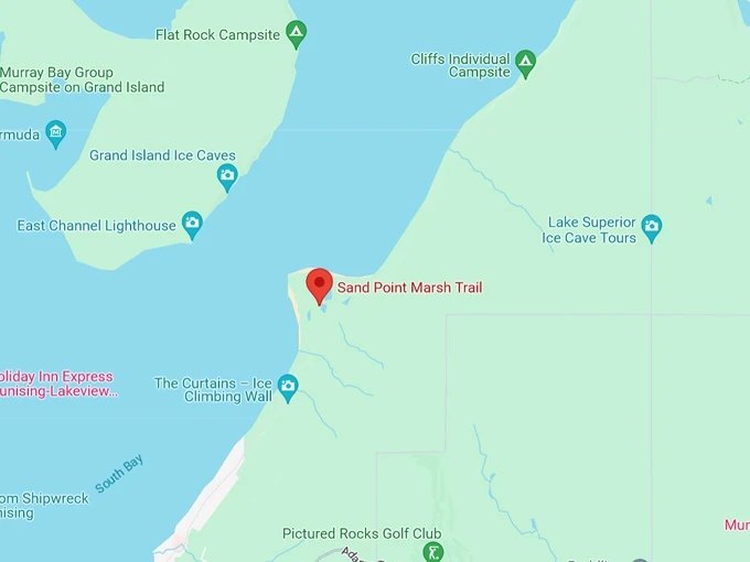 Sand Point Marsh Trail 10 Map