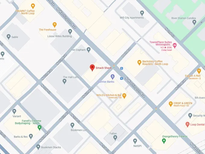 Smack Shack 10 Map