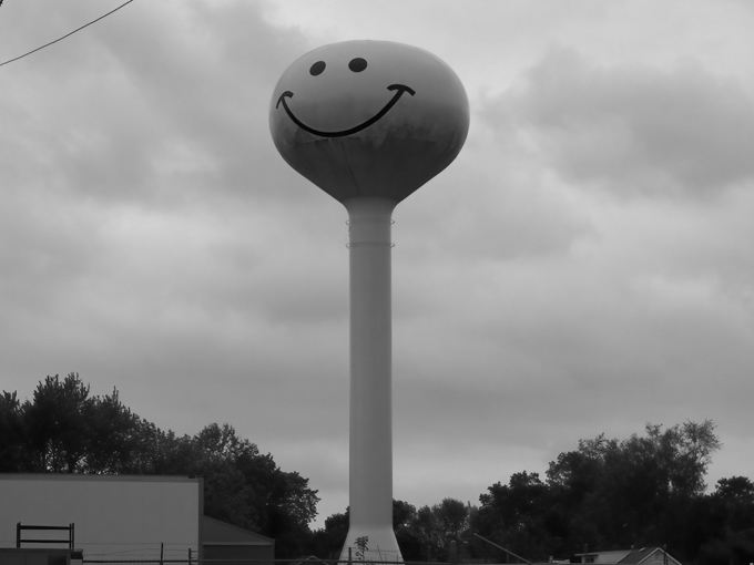 Smiley Face Water Tower 3