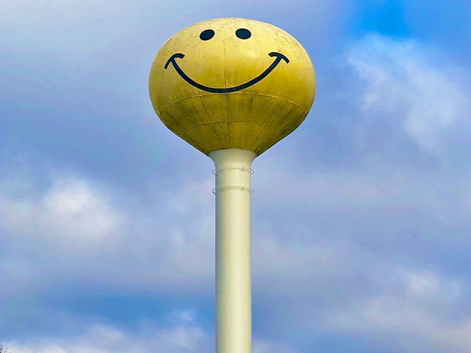 Smiley Face Water Tower 1