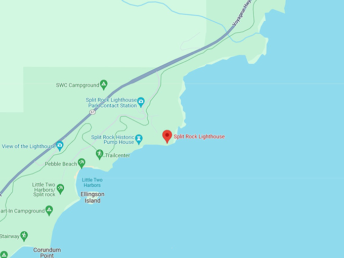 Split Rock Lighthouse 10 Map
