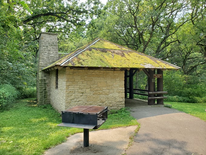 The Bluff Trail in Wyalusing State Park 2