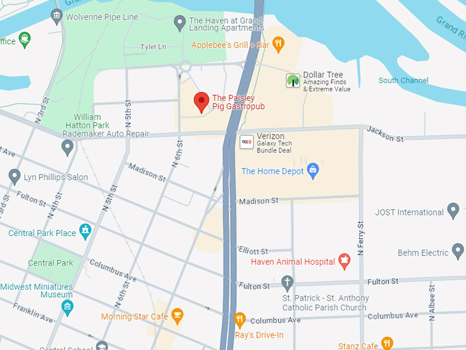 the paisley pig 10 map
