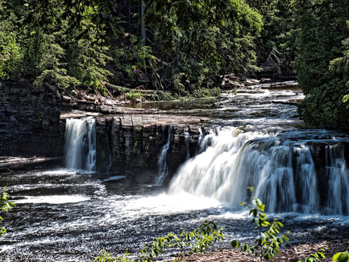 The Presque Isle River Waterfalls Trail (Wakefield)
