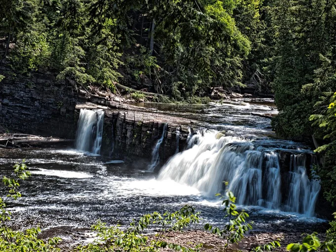 The Presque Isle River Waterfalls Trail (Wakefield)