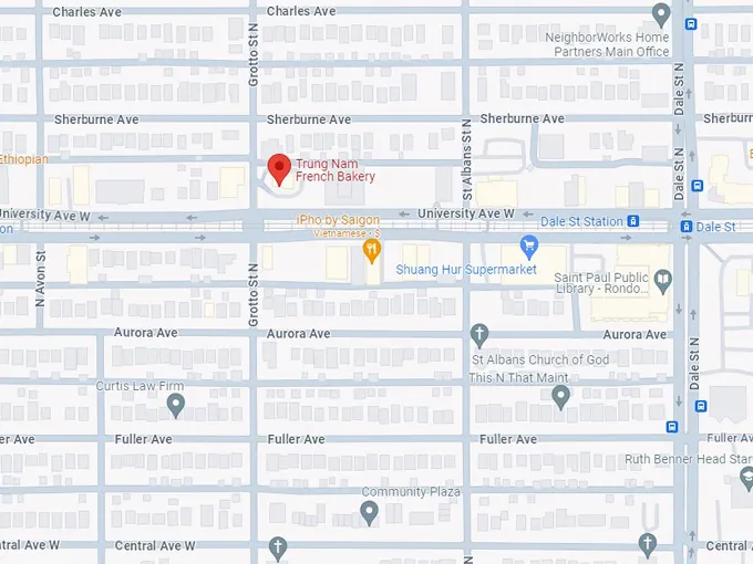 trung nam french bakery 10 map