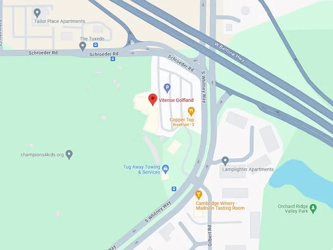 Vitense Golfland 10 Map