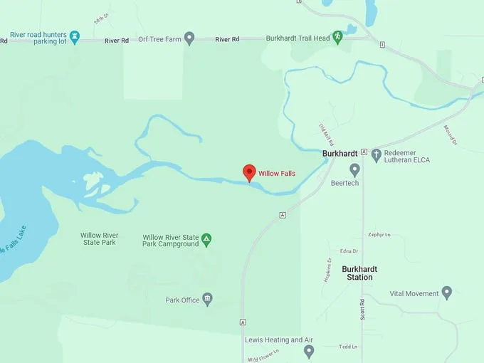willow falls 10 map