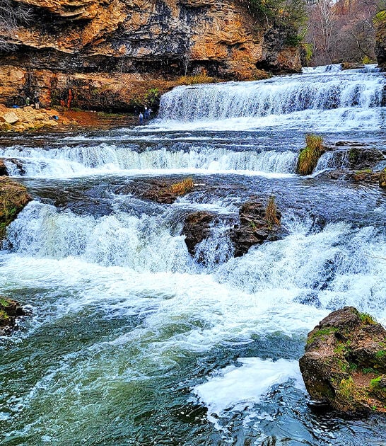 beautiful waterfall wisconsin ftr