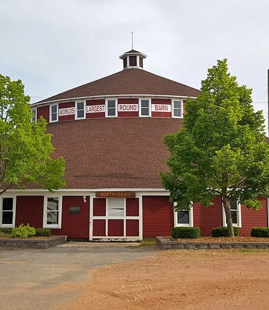 biggest round barn wisconsin ftr