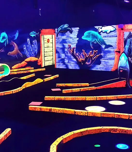 blacklight mini golf wisconsin ftr