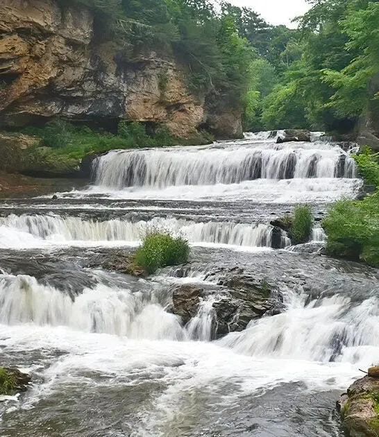 easy waterfall trail wisconsin ftr