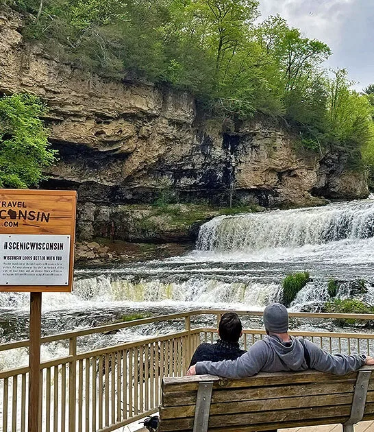 most picturesque waterfalls wisconsin ftr