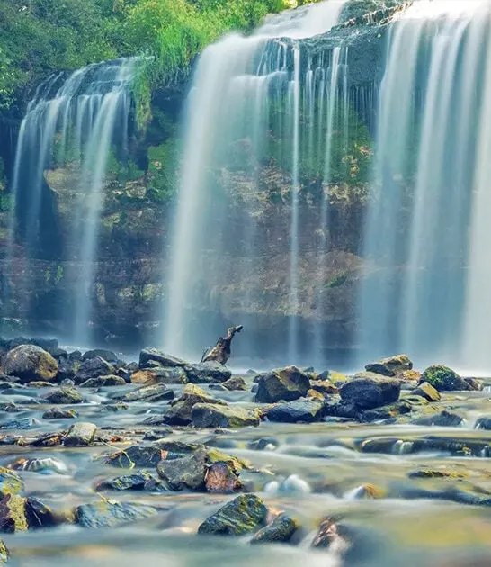 spectacular waterfall wisconsin ftr