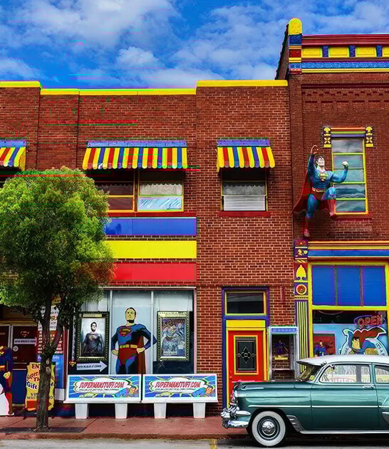 superman themed museum illinois ftr
