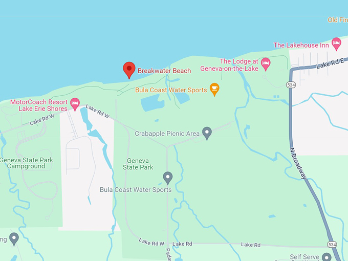breakwater beach 10 map