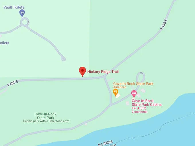 hickory ridge trail 10 map