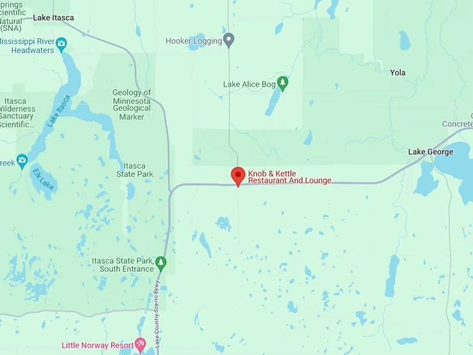 Knob & Kettle Restaurant and Lounge 10 Map