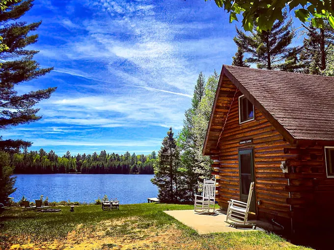 Lakeside Log Cabin 1